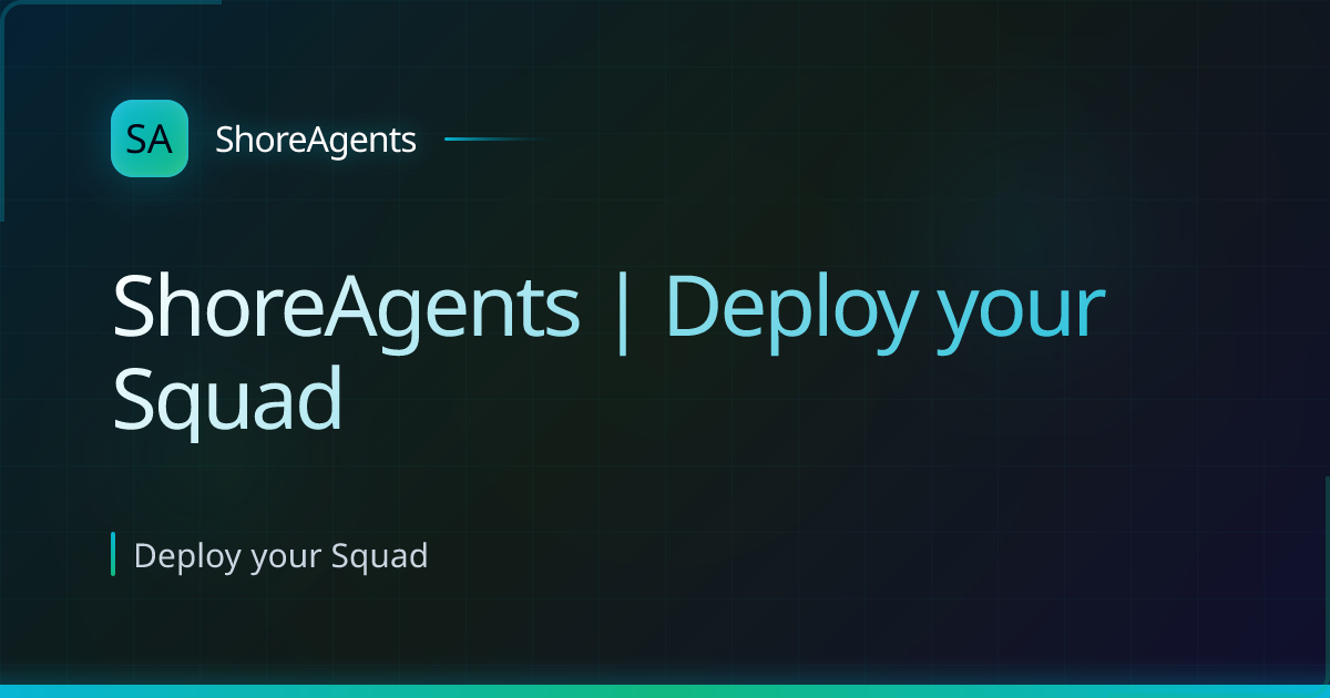 ShoreAgents | Deploy your Squad